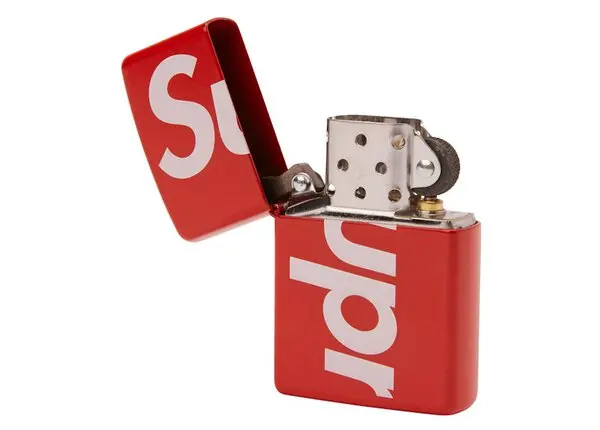 Supreme Logo Zippo - Red
