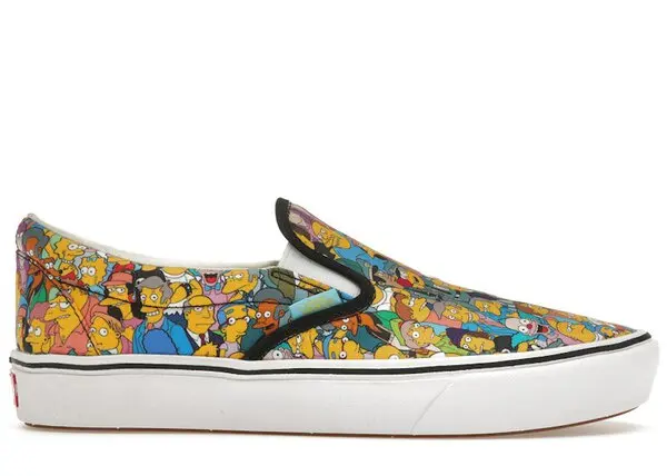 VANS X The Simpsons Comfycush Slip-on Sneakers - Multi/true White