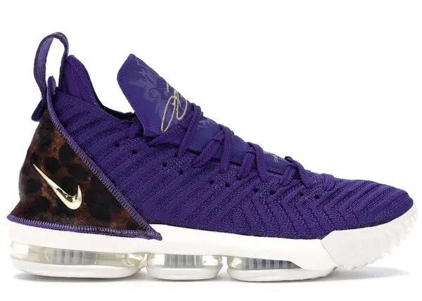 Nike Lebron 16 Kingin Sneakers - Court Purple/metallic Gold