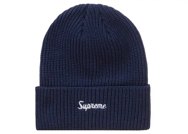 Supreme Loose Gauge Beanie - Dark Blue