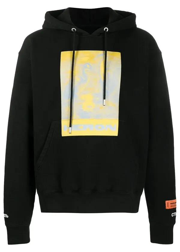 Heron Preston Halo Herons Hoodie - Black/yellow