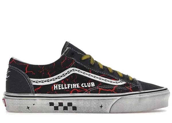 VANS Style 36 Stranger Things Sneakers - Black/red/yellow