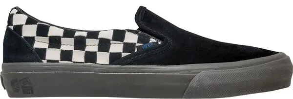 VANS Slip-on Checkerboard Sneakers - Checkerboard/black