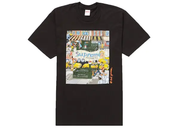Supreme Manhattan Tee Shirt - Black