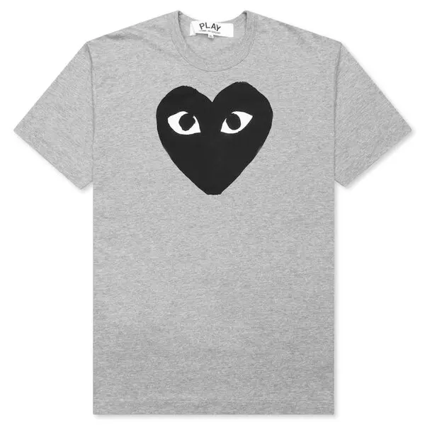 Play Comme Des Garcon Black Heart T-shirt - Grey