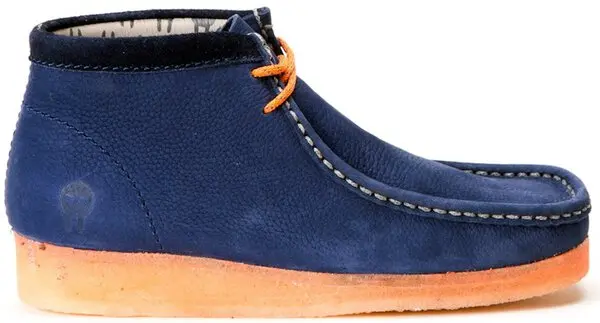 Clarks Wallabee Boots - Navy Blue