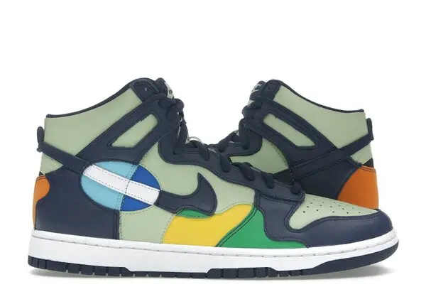 Nike Dunk High See Through - Pistachio/midnight Navy Blue/green