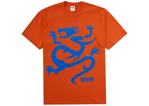 Supreme Mobb Deep Dragon Tee Shirt - Tomato