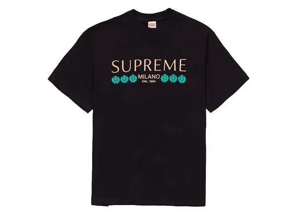 Supreme Milano Tee Shirt - Black