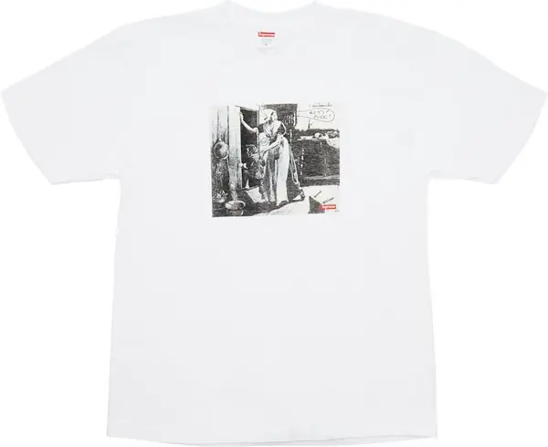 Supreme Mike Kelley Hiding From Indians Tee Shirt - White