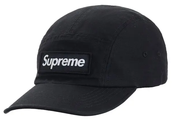 Supreme Military Camp Cap - Black