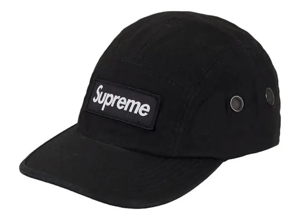 Supreme Military Camp Cap - Black