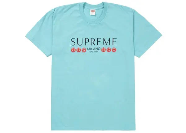 Supreme Milano Tee Shirt - Light Teal