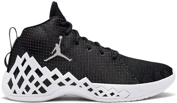 JORDAN Jumpman Diamond Mid Sneakers - Black/metallic Silver/white