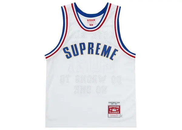 Supreme Mitchell & Ness Basketball Jersey - White