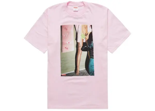 Supreme Model Tee Shirt - Light Pink