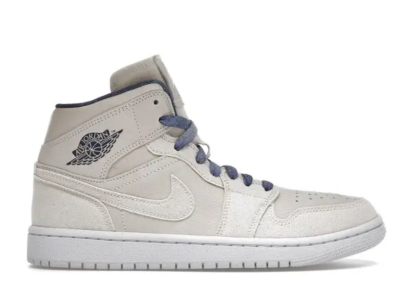 JORDAN 1 Mid Se Sneakers - Sanddrift/midnight Navy Blue/white
