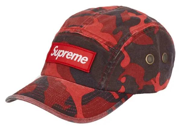 Supreme Military Camp Cap - Red Camo