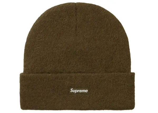 Supreme Mohair Beanie - Dark Khaki