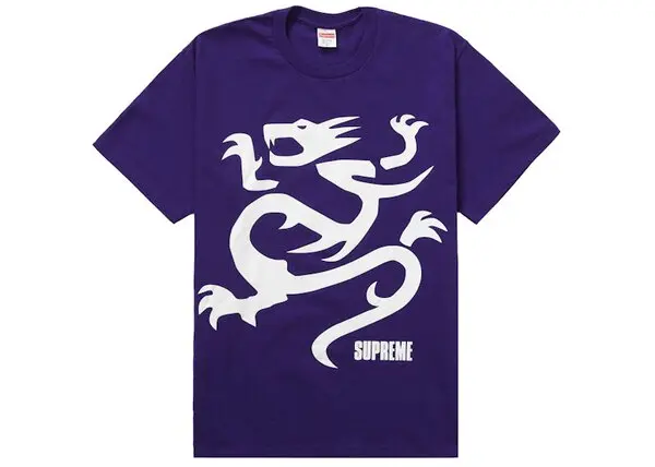 Supreme Mobb Deep Dragon Tee Shirt - Purple