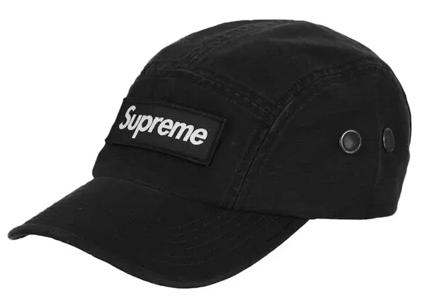 Supreme Military Camp Cap - Black