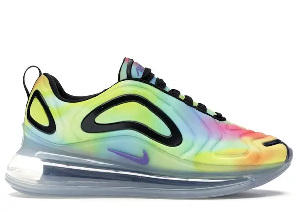 Nike Air Max 720 Tie-dye Sneakers - Multione-colorcolor/metallic Silverone-colorblackone-colorpsychic Purple