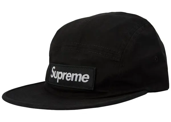 Supreme Military Camp Cap - Black