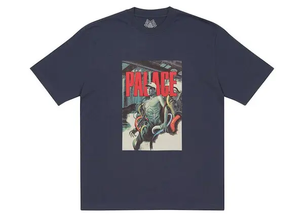 PALACE Mangas T-shirt - Navy Blue
