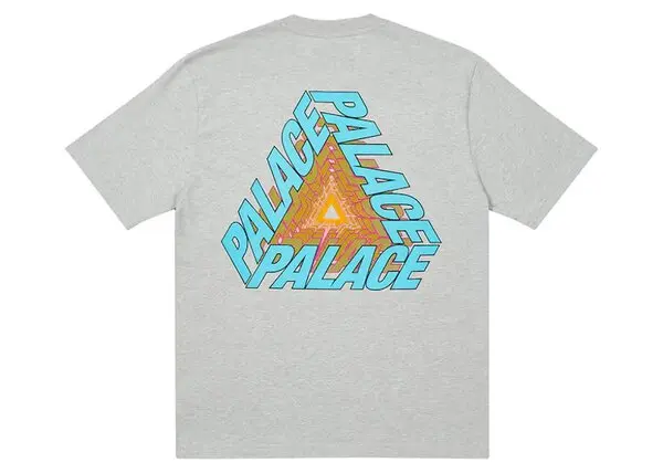 PALACE P3 Bare Times T-shirt - Grey Marl