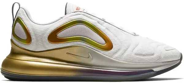 Nike Air Max 720 Sneakers - Summit White/team Orange/smoke Grey