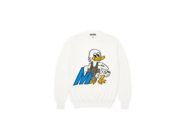 PALACE Moschino Knitted Jumper - White