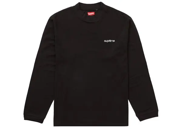 Supreme Long Sleeve Mock Neck Top - Black