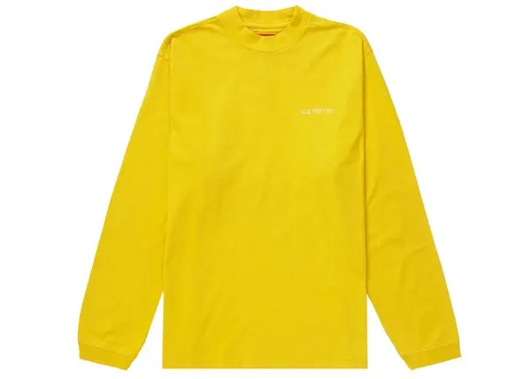 Supreme Long Sleeve Mock Neck Top - Yellow