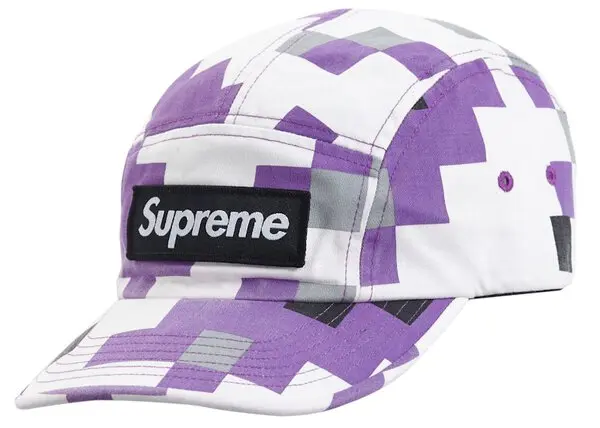 Supreme Military Camp Cap - Purple Digi Camo