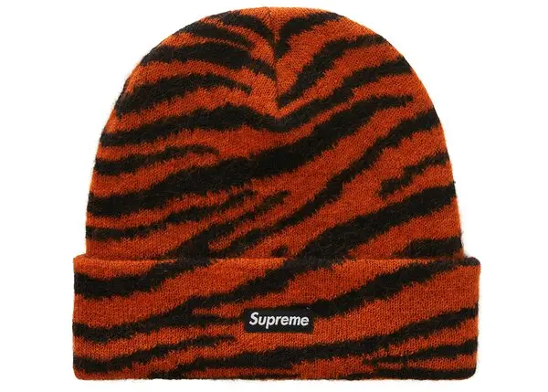 Supreme Mohair Beanie - Tiger Stripe