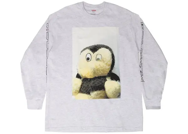 Supreme Mike Kelley Ahhyouth! Long Sleeve Tee - Ash Grey