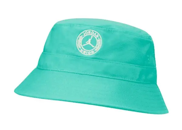 JORDAN X Union Bucket Hat - Kinetic Green/white