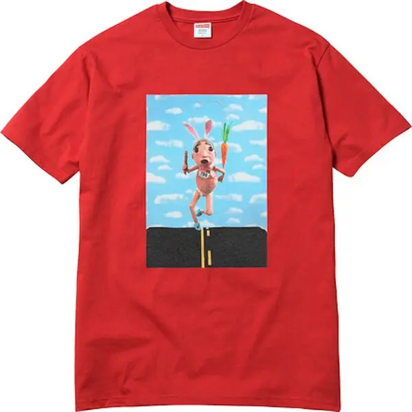 Supreme Mike Hill Runner Tee Shirt - Red