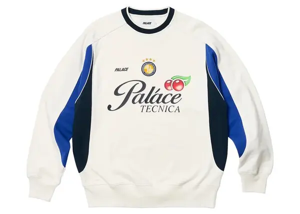 PALACE Massimo Forza Crew - White