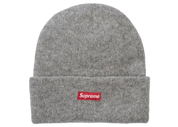 Supreme Mohair Beanie - Heather Grey