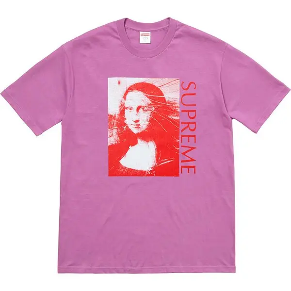Supreme Mona Lisa Tee Shirt - Light Purple