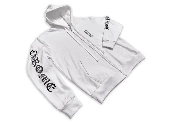 Chrome Hearts Plus Cross All Over Print Zip Up Hoodie