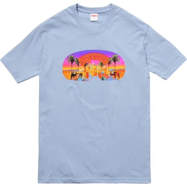 Supreme Mirage Tee Shirt - Light Blue