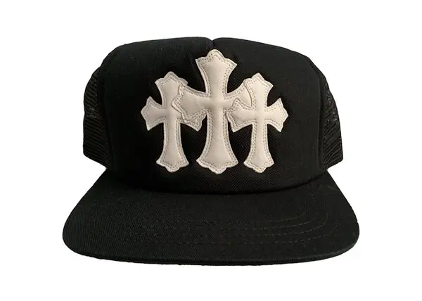 Chrome Hearts Cemetery Trucker Cap - Black