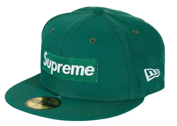 Supreme Money Box Logo New Era - Dark Green