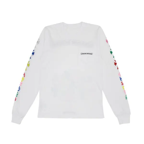 Chrome Hearts Cross Long Sleeve T-Shirt - White | Editorialist