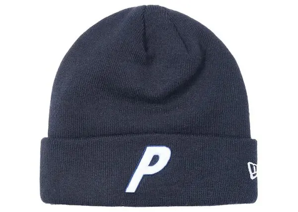 PALACE New Era P Beanie - Navy Blue