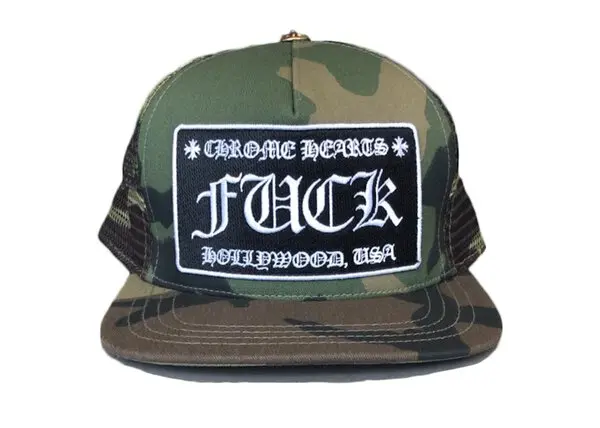 Chrome Hearts Hollywood Trucker Hat - Camo