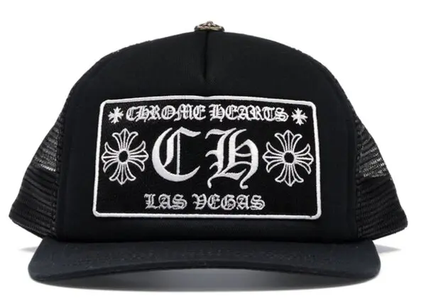 Chrome Hearts Las Vegas Trucker Hat - Black
