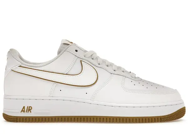 Nike Air Force 1 Low '07 Sneakers - White/bronzine/white
